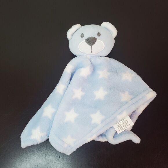 Gentle Steps | Toys | Gentle Steps Baby Blue Lovey Blanket Bear White ...